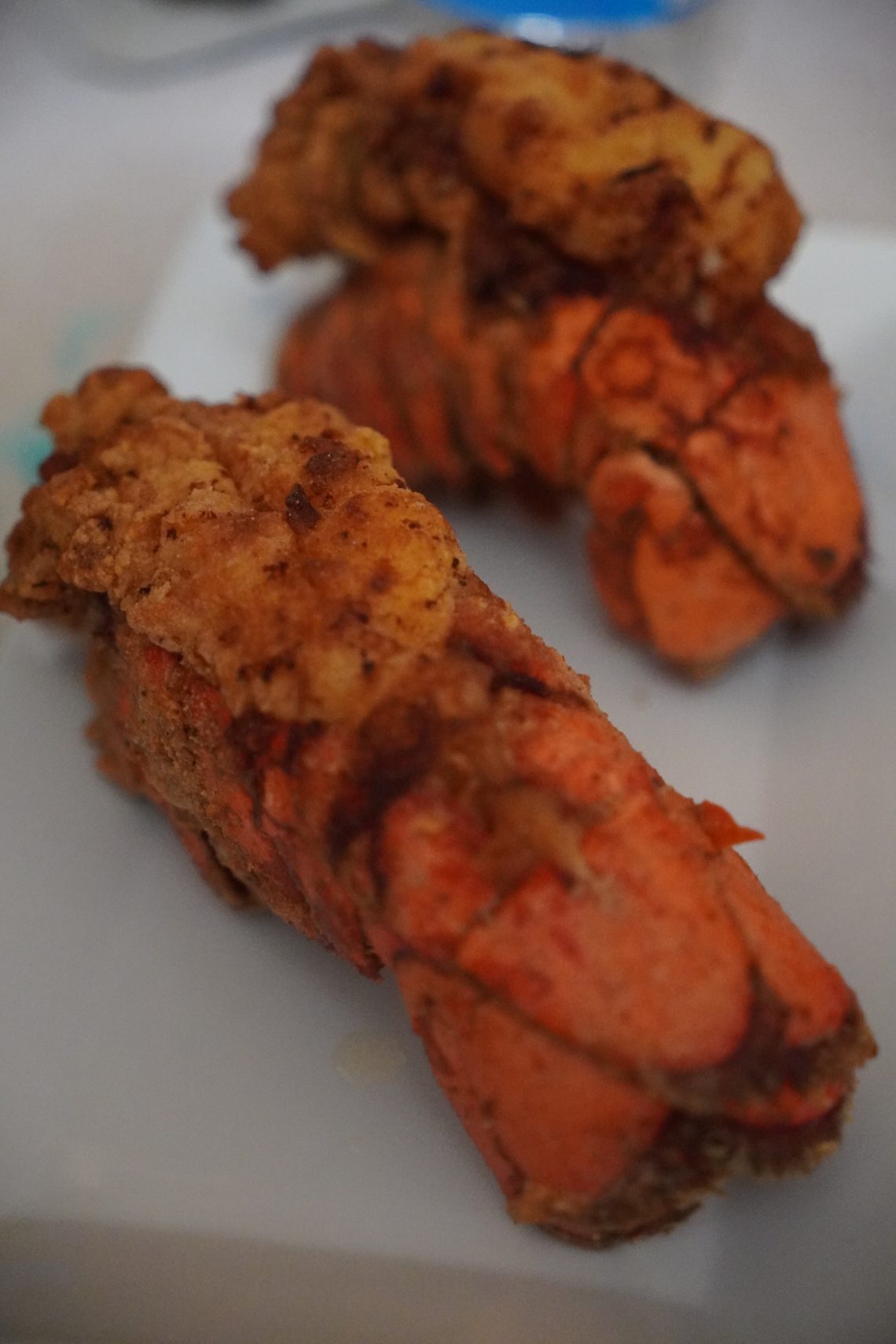 Cajun Creole Fried Lobster Tails